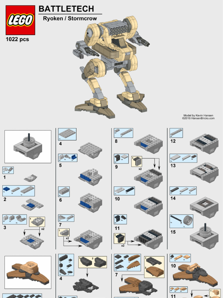 Lego Ryoken Instructions | PDF