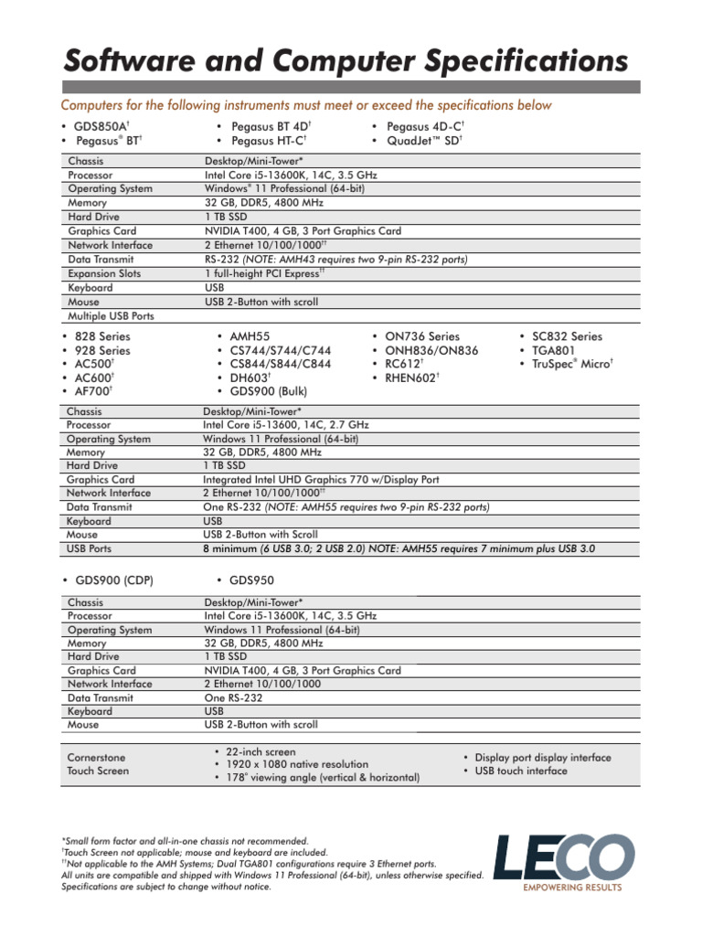 SOFTWARE_COMPUTER_SPECIFICATIONS_209-164 (3) | PDF | Usb | Solid State Drive
