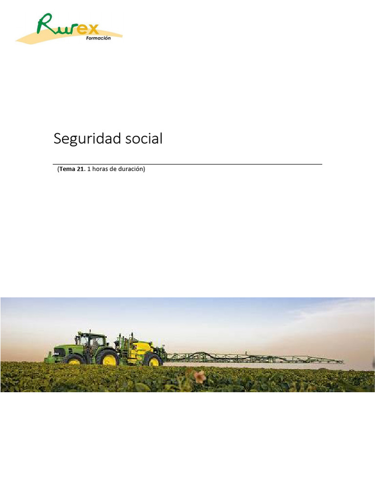 Seguridad Social en España: Marco y Régimen | PDF | Economias