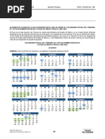 Calendario Oficial Poder Judicial 2024 | PDF | Judicaturas | Justicia