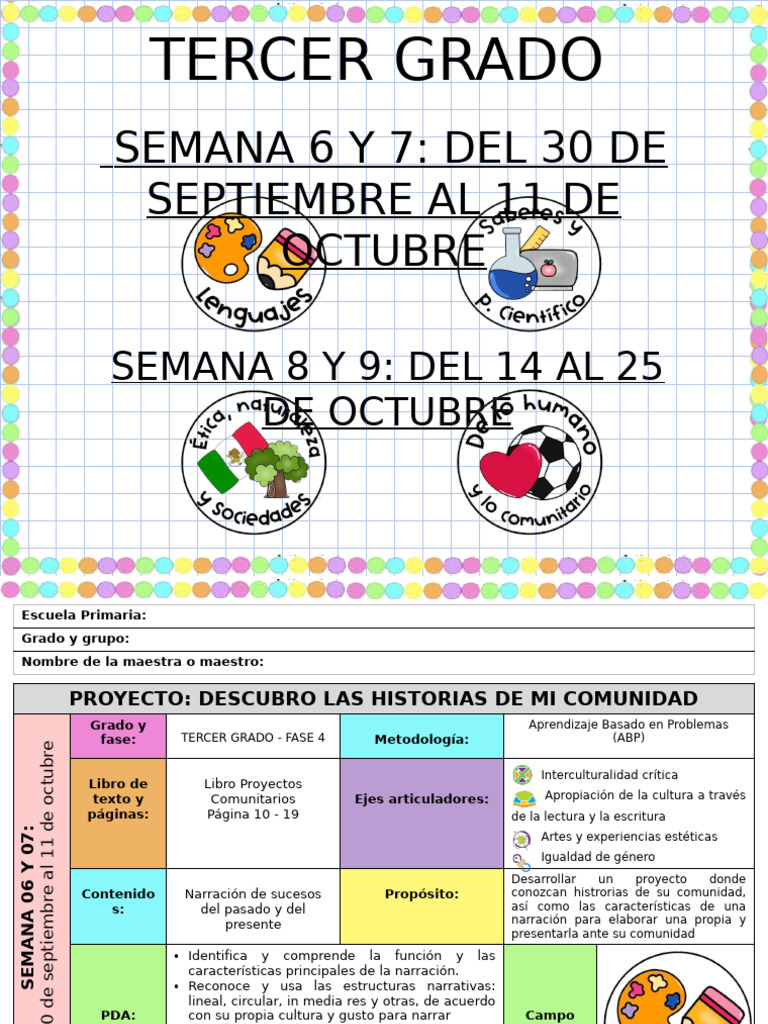 Plan Octubre | PDF | Evaluación | Narración