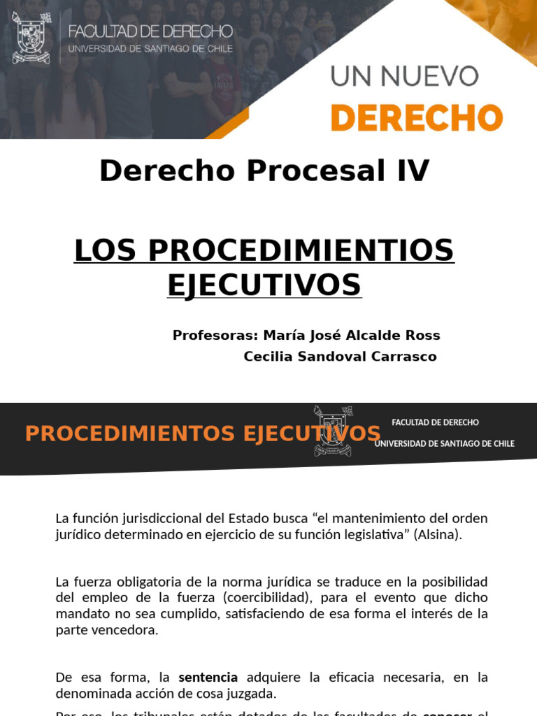 6_Los_Procedimientos_Ejecutivos_582918 | PDF | Jurisdicción | Sentencia (ley)