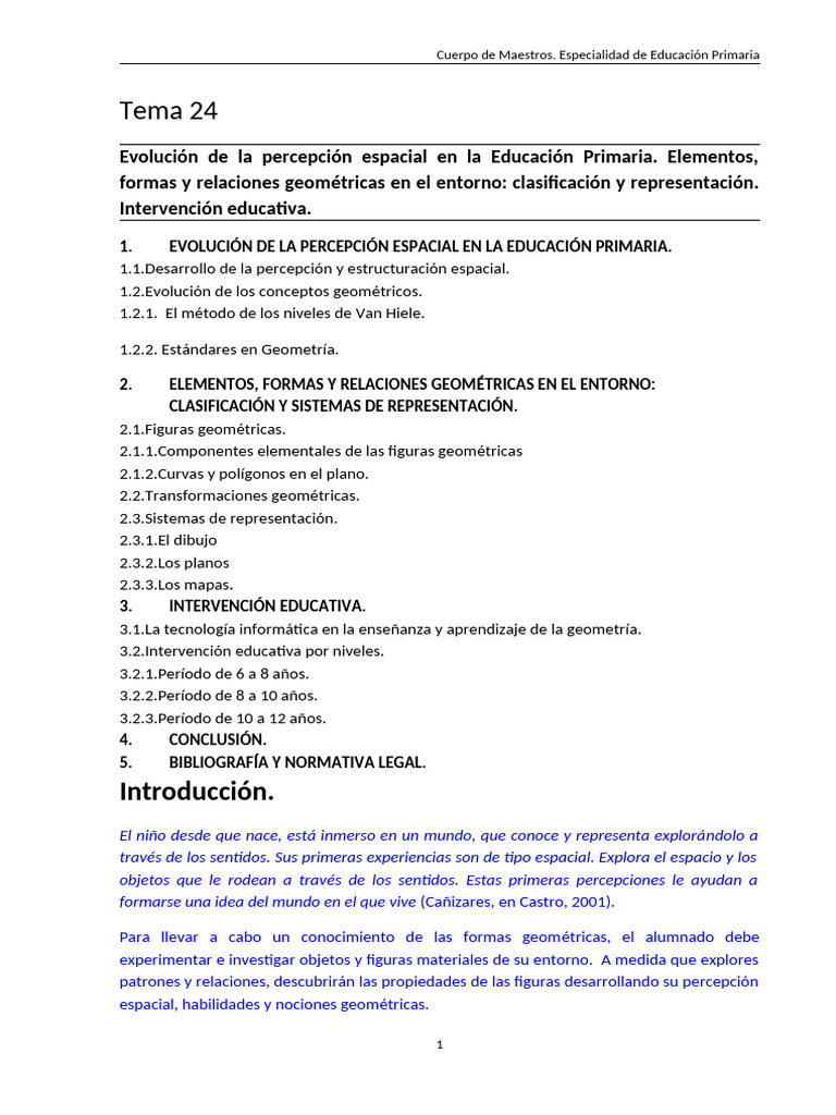 Tema 24 Madrid reducido 2021 | PDF | Sistema coordinado | Geometría