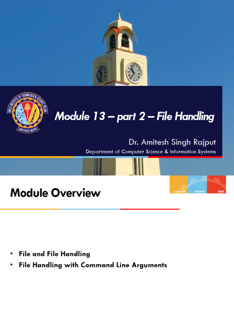 Module 13 Part 2 File Handling Pdf Computer File Pointer Computer Programming