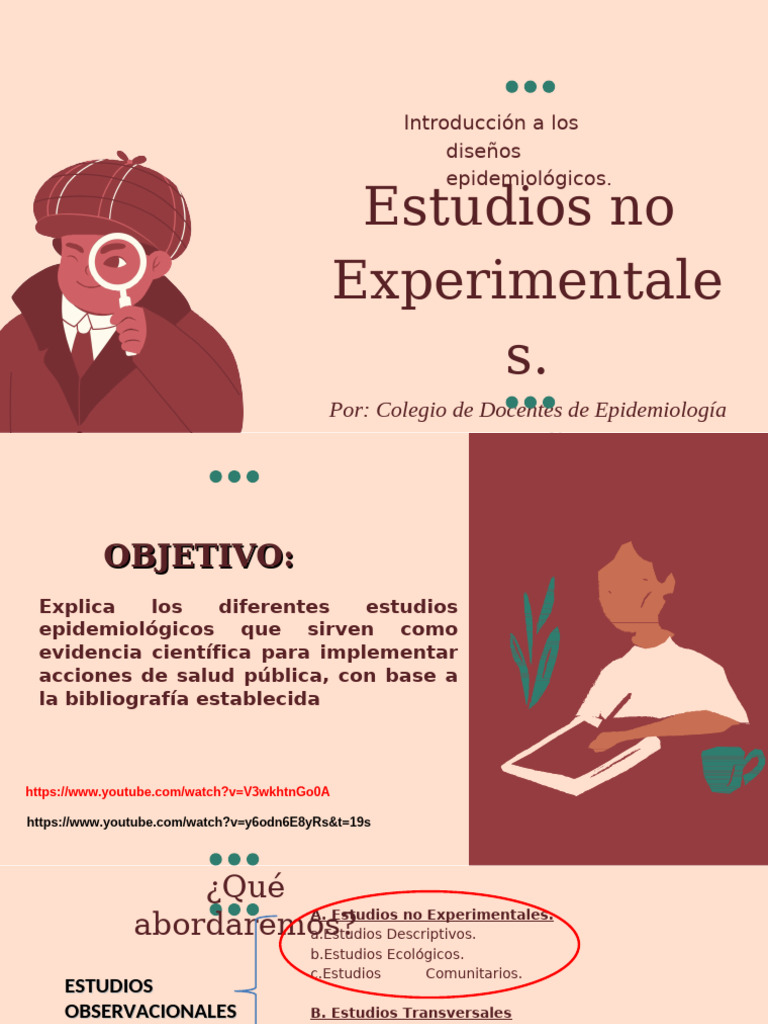 Tipos de Estudios Epidemiológicos | PDF | Epidemiología | Caso de estudio