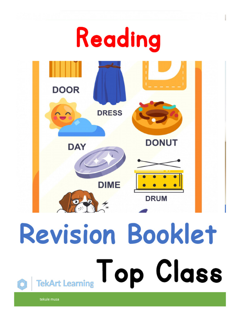 Top Class Reading Revision Booklet | PDF