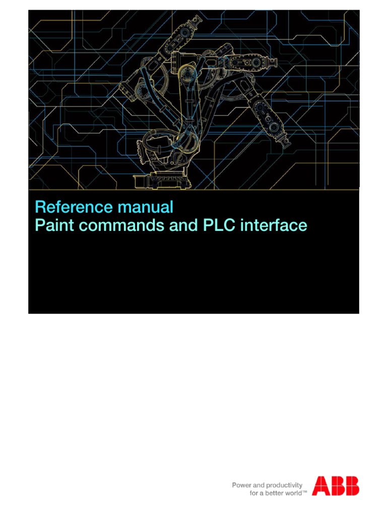 PaintCommandsRW515_RefMan_A008547 1 | PDF | Programmable Logic Controller | Graphical User ...