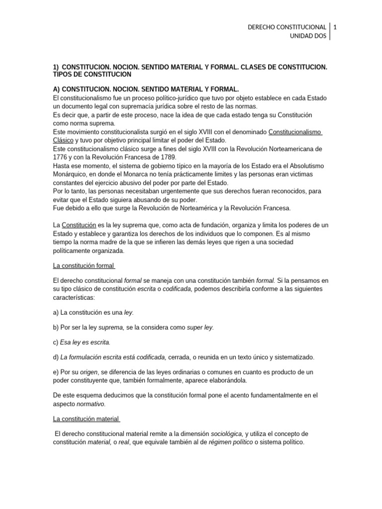 Conceptos Clave del Derecho Constitucional | PDF | Constitución | Ciencias Políticas