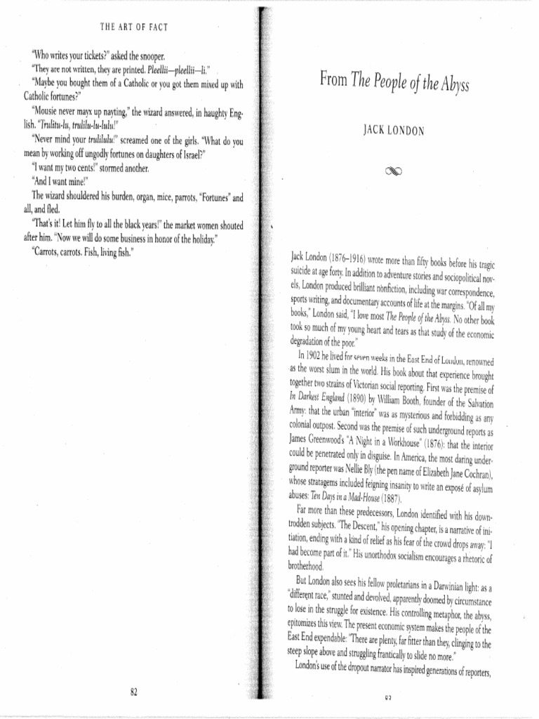 Jack London - People of Abyss | PDF