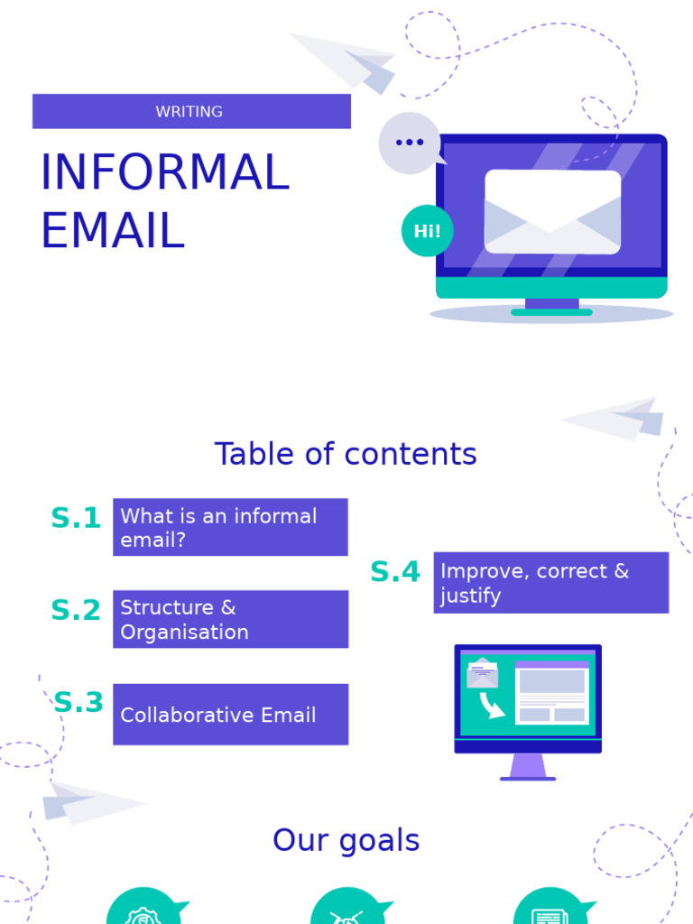 Writing Informal Email Pdf Pedagogy Education Theory