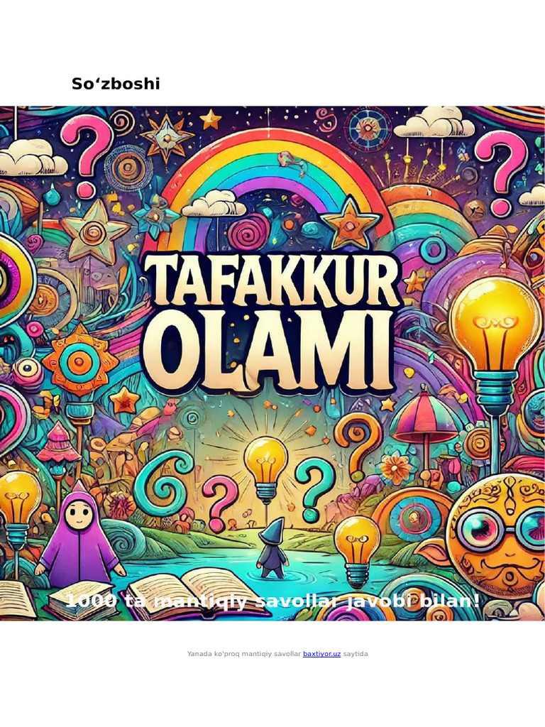 Tafakkur-olami (1) | PDF