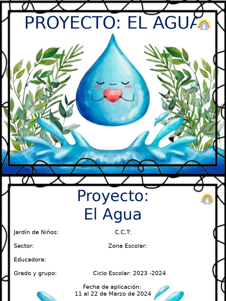Proyecto Infantil sobre el Cuidado del Agua | PDF | Agua | Aprendizaje