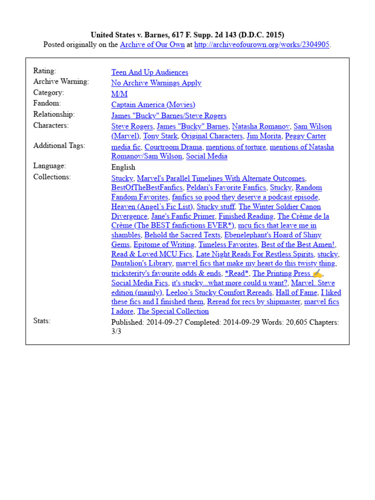 United States V Barnes | PDF