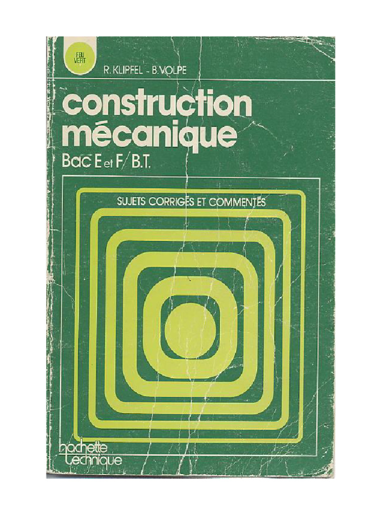 Construction Mecanique | PDF