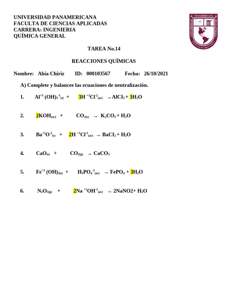 Tarea No.14 Corregido Abia Chiriz | PDF