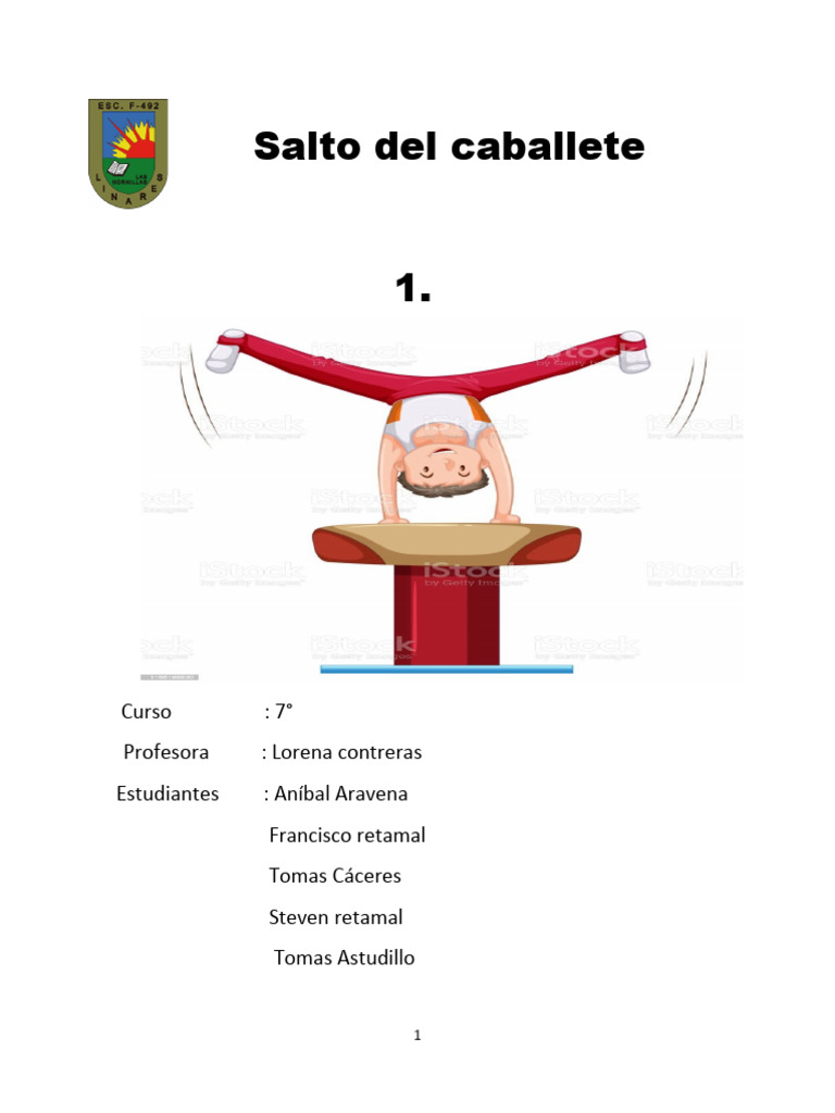 Salto Del Caballete | PDF | Gimnasia