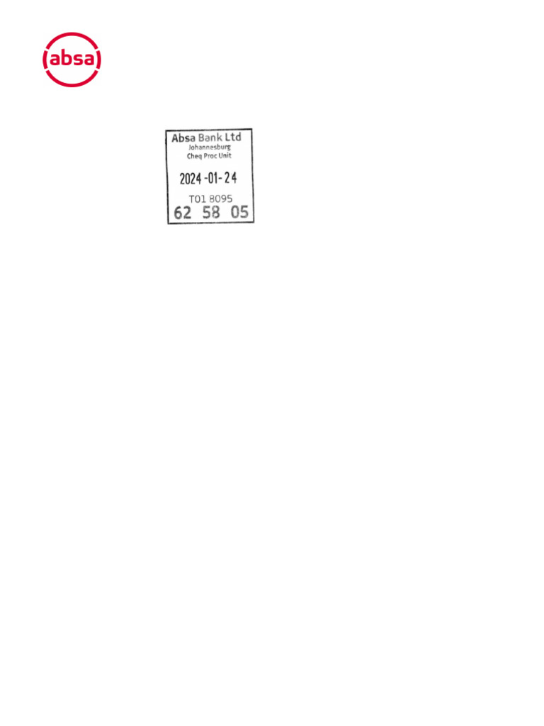 Absa Enquiry 3 Mdolokolo | PDF | Fee | Cash