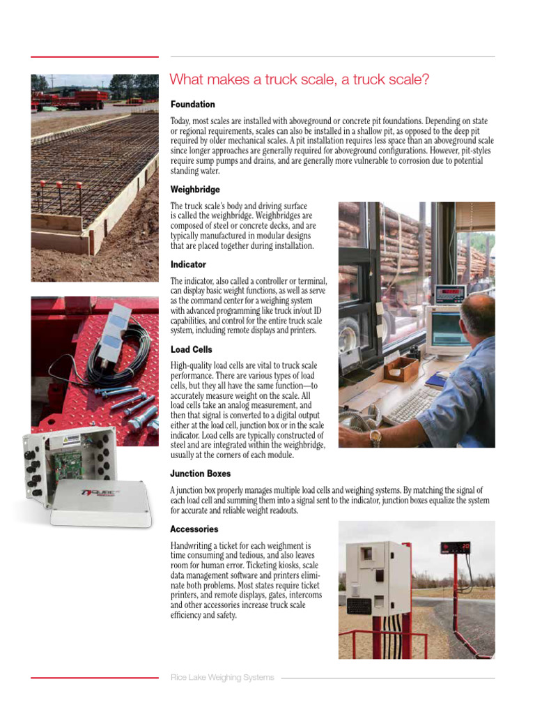 Understanding Truck Scale Components | PDF