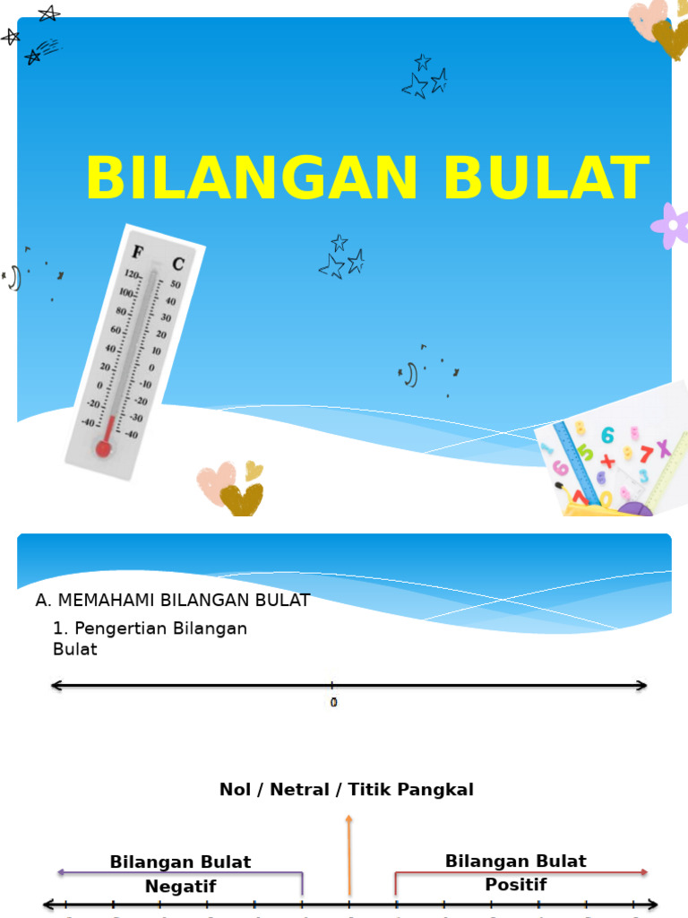 Pemahaman Bilangan Bulat dan Contoh | PDF