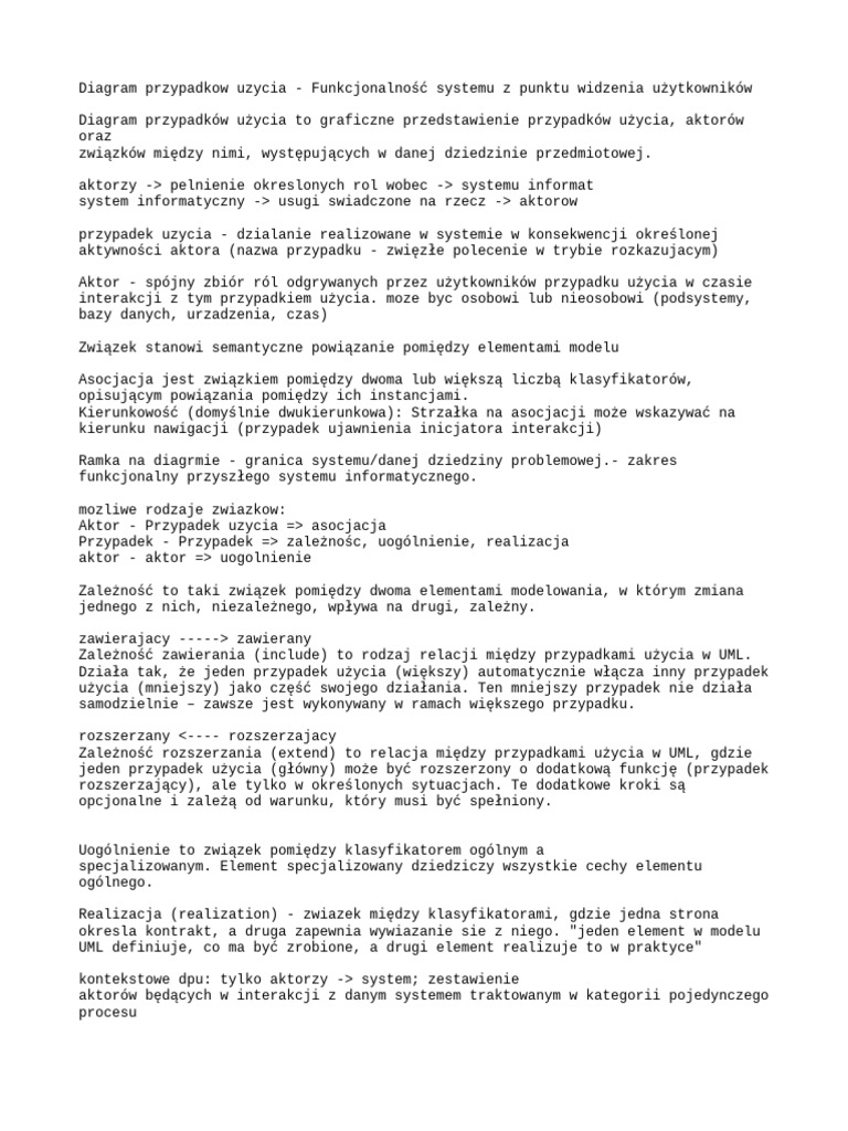 uml_diagram_przypadkow_uzycia | PDF uml_diagram_przypadkow_uzycia | PDF