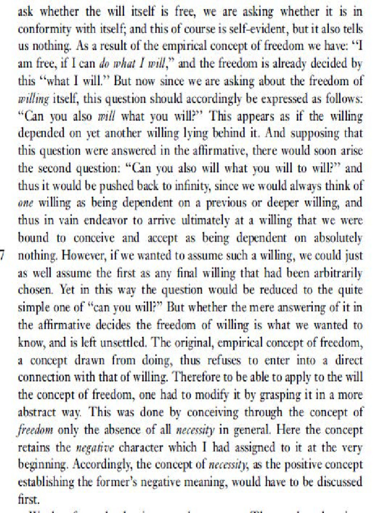 Freedom of Will | PDF