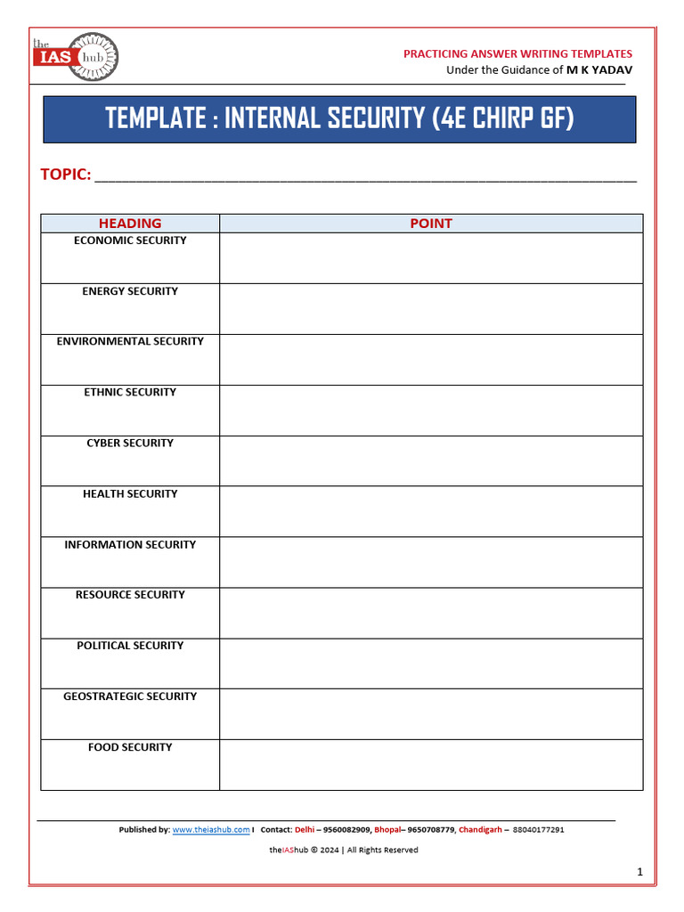 Template_Internal_Security | PDF