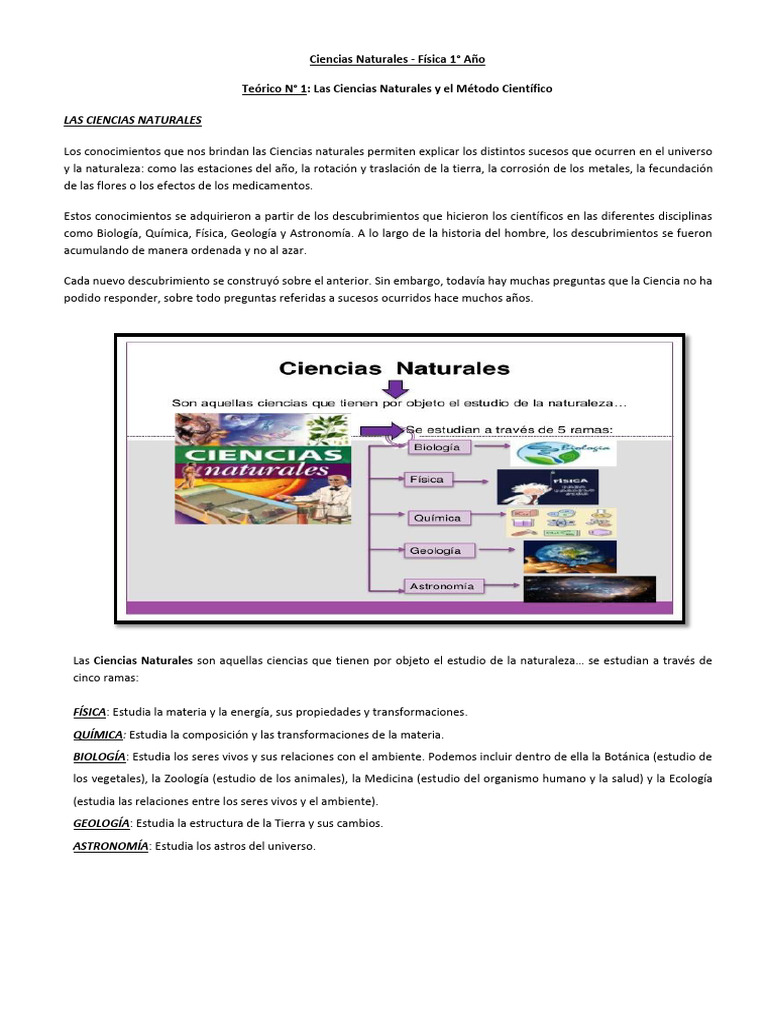 1° Año 2023 - TP 1 - Cs Nat. y El Metodo Cientifico | PDF | Science | Método científico