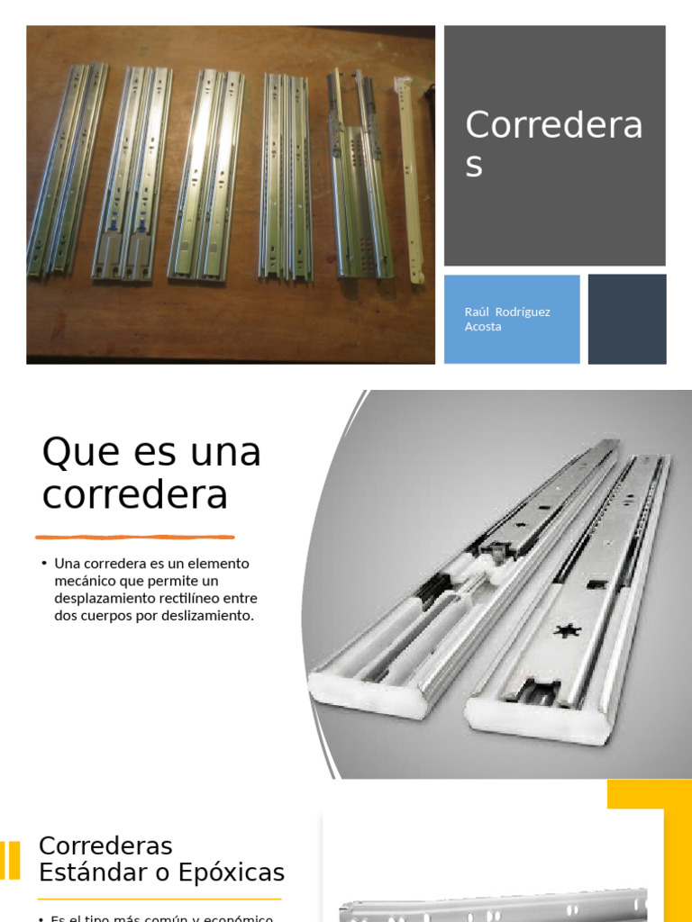 Correderas | PDF