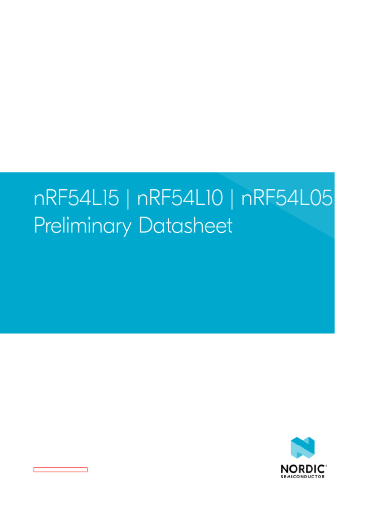 nRF54 Series Preliminary Datasheet | PDF