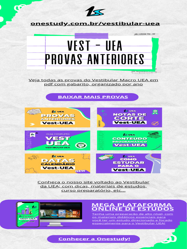 Vestibular UEA 2024 | PDF | Brasil | Economia