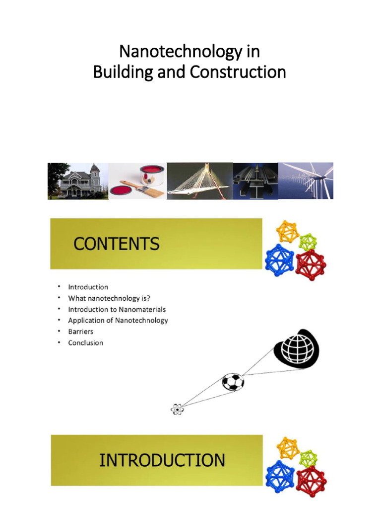 Nanotechnology in Building Construction_ | PDF | Nanotechnology | Nanomaterials