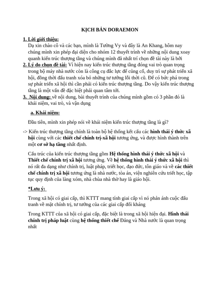 KỊCH-BẢN-DORAEMON (2) | PDF