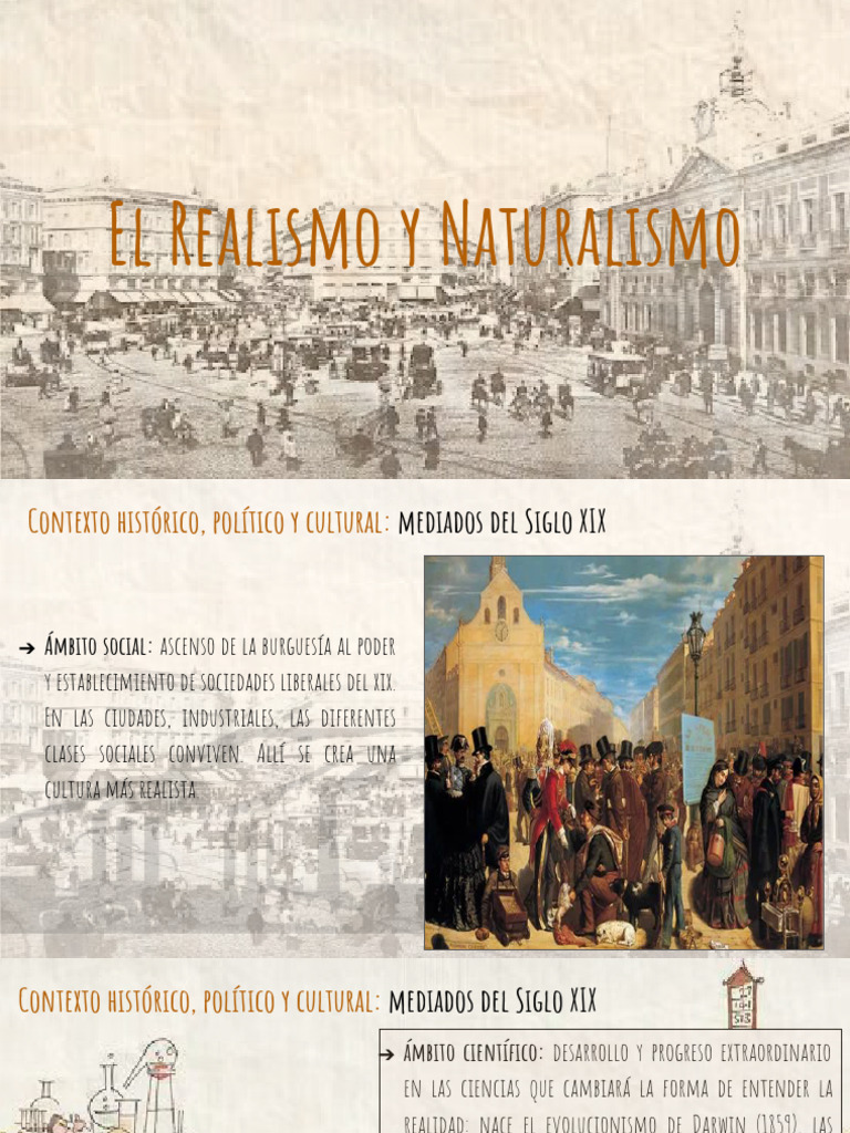 El Realismo y Naturalismo en La Novela Del S.xix | PDF | Realismo ...