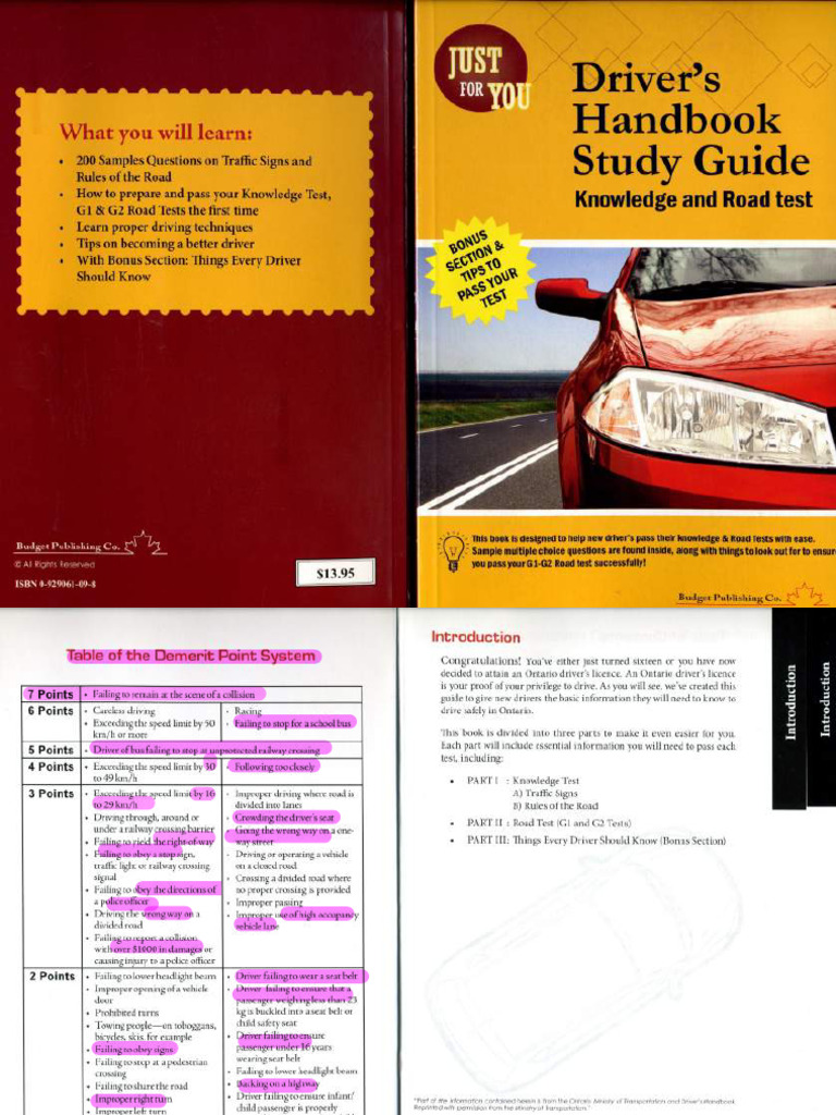 Drivers Handbook Ontario 2022 | PDF