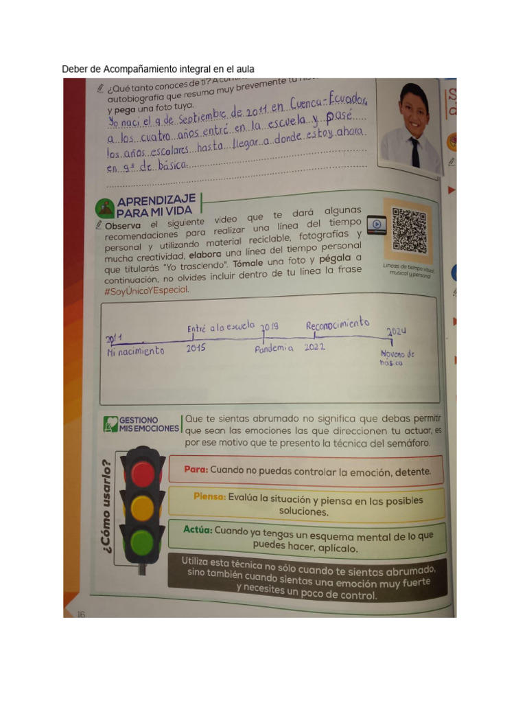 Deber de Acompañamiento Integral en El Aula | PDF