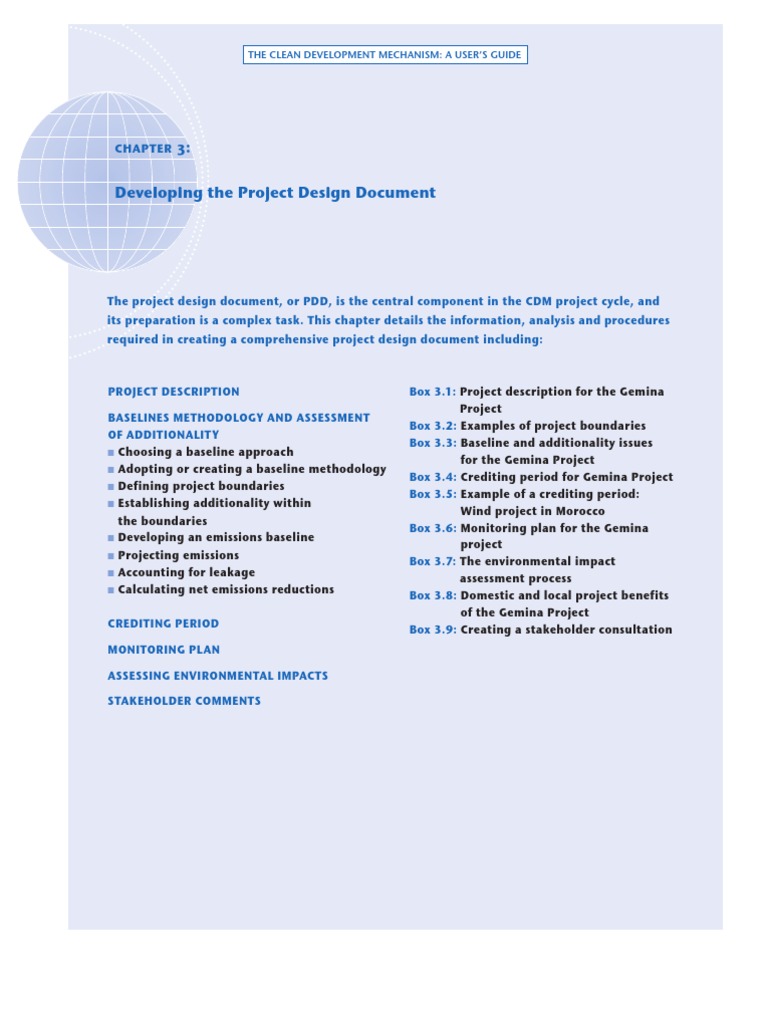 Developing A PDD | PDF | Clean Development Mechanism | Greenhouse Gas