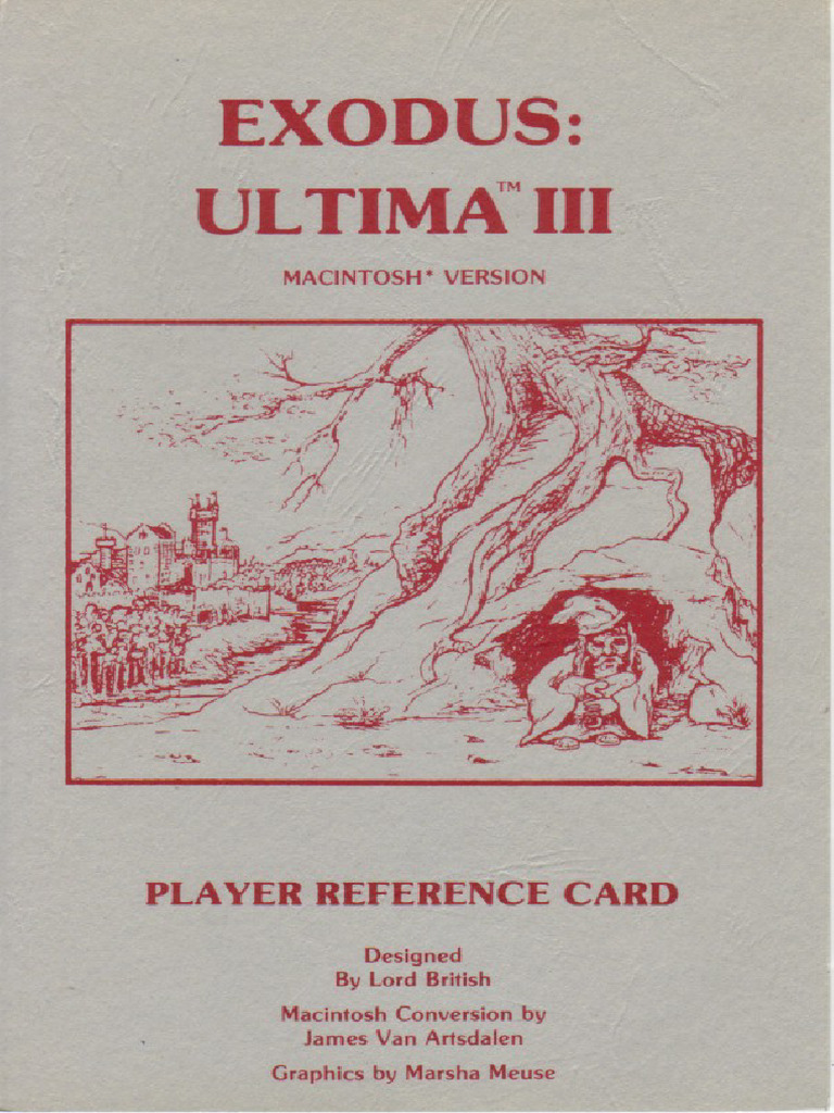 Ultima III Player Ref. MAC | PDF