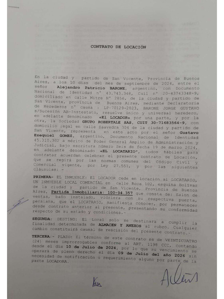 contrato | PDF