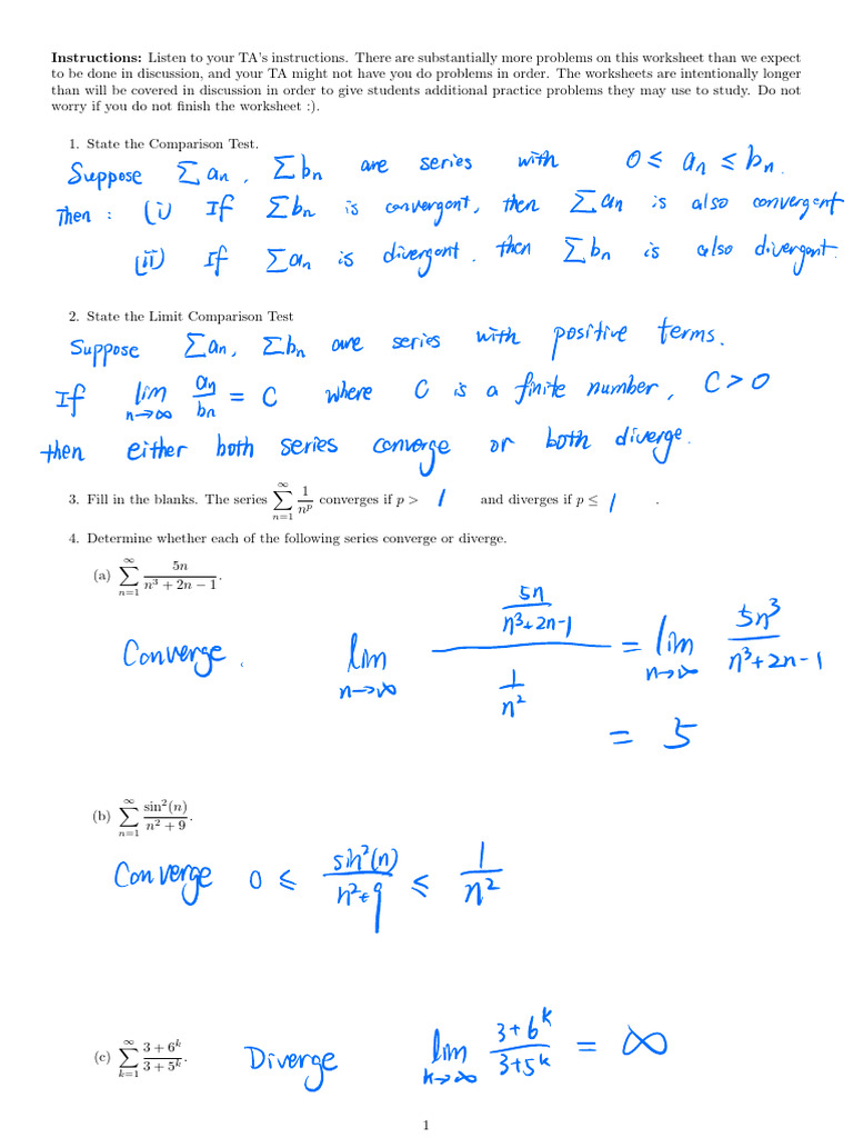 222 Spring 2021 Worksheet 17 Solutions | PDF | Mathematics ...