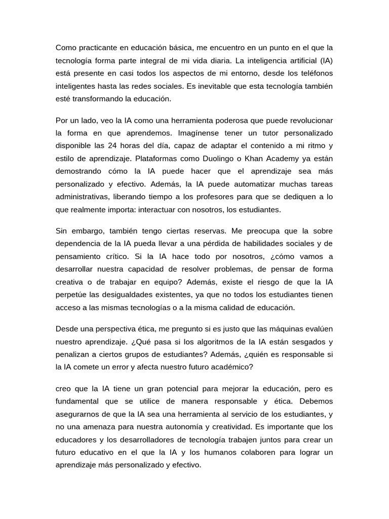 Reflexion IA | PDF