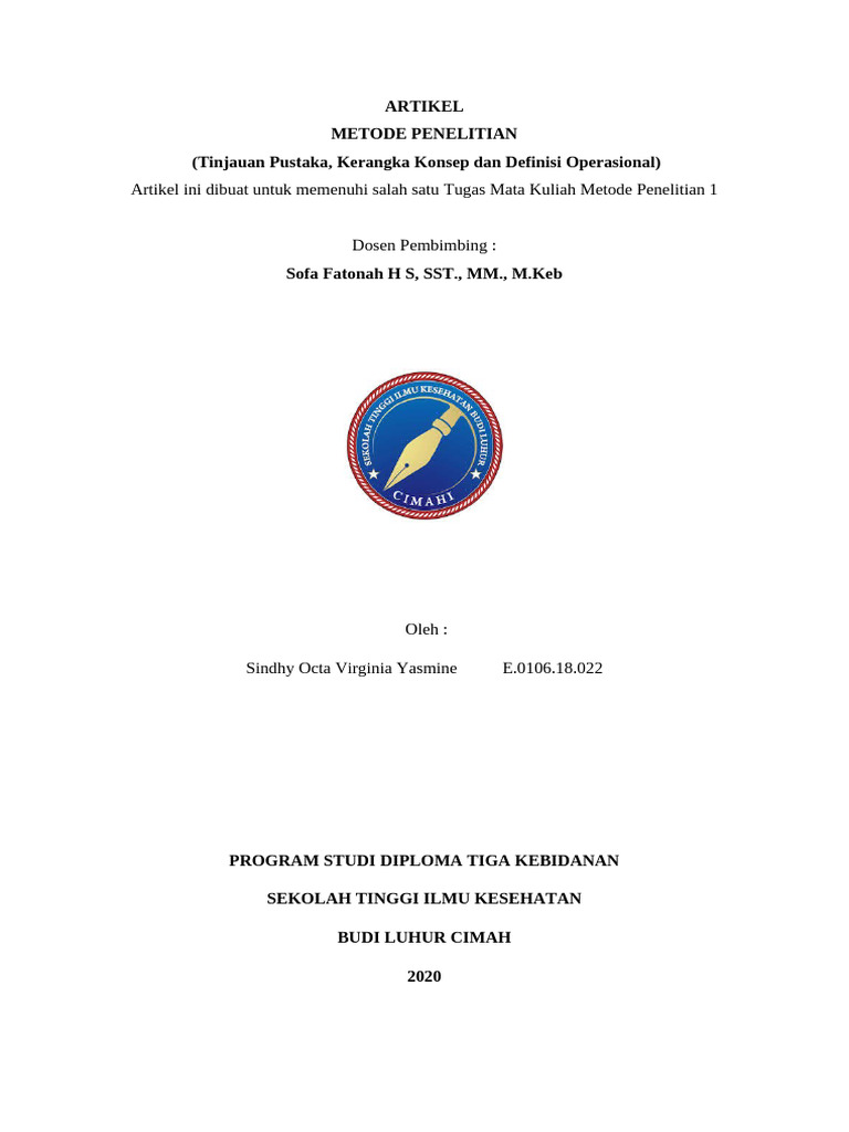 Uts Kerangka Sindhy (METLIT) | PDF