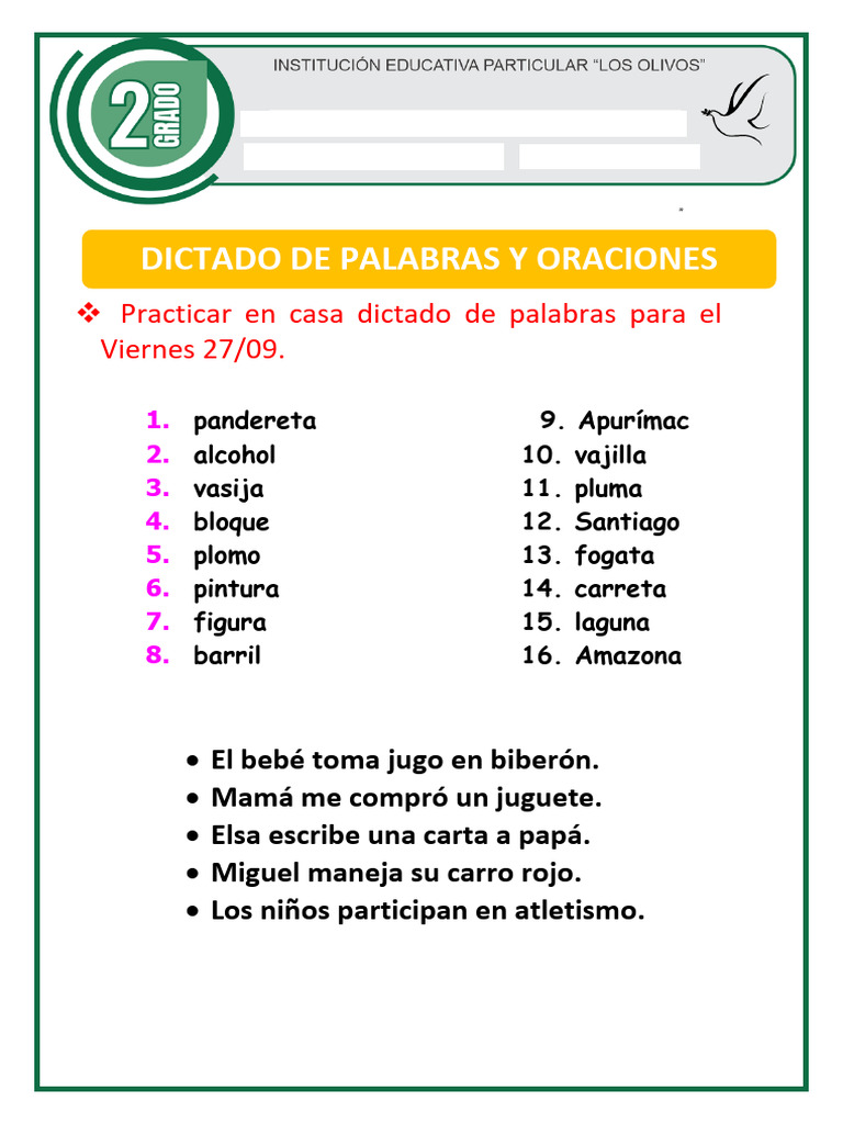 Ortografia 27 Setiembre | PDF