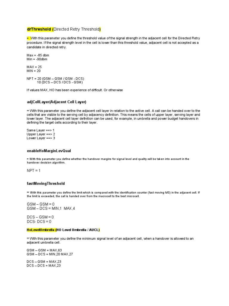 Adce Parameter | PDF | Gsm | Electrical Engineering