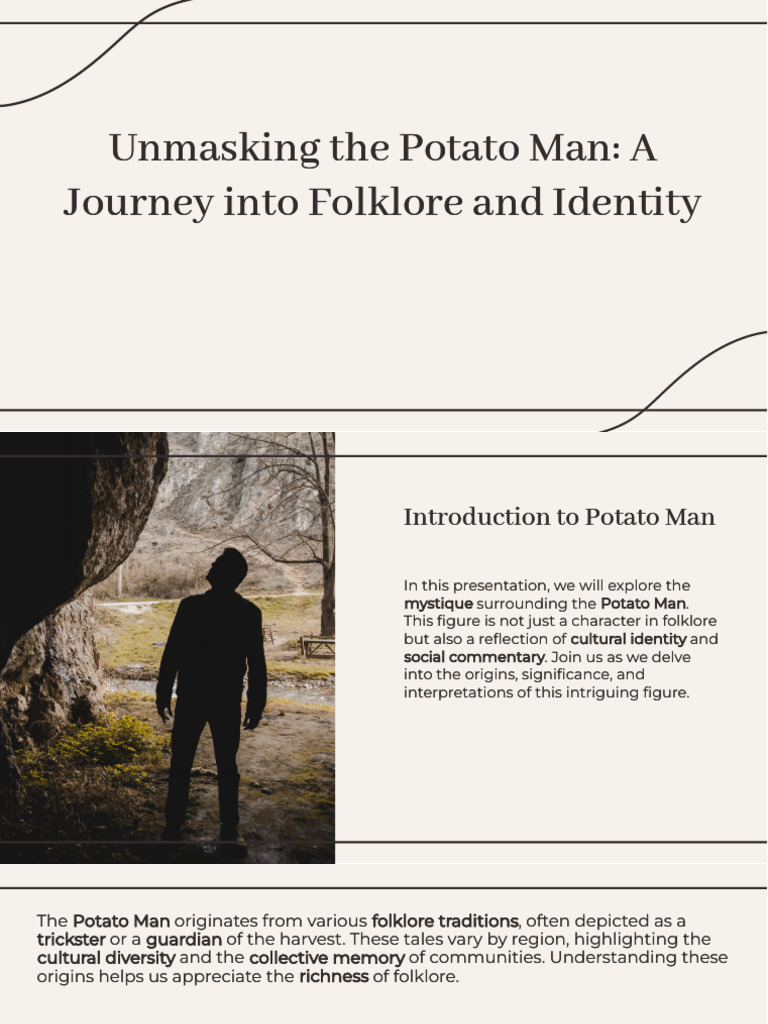 Slidesgo Unmasking The Potato Man A Journey Into Folklore and Identity ...
