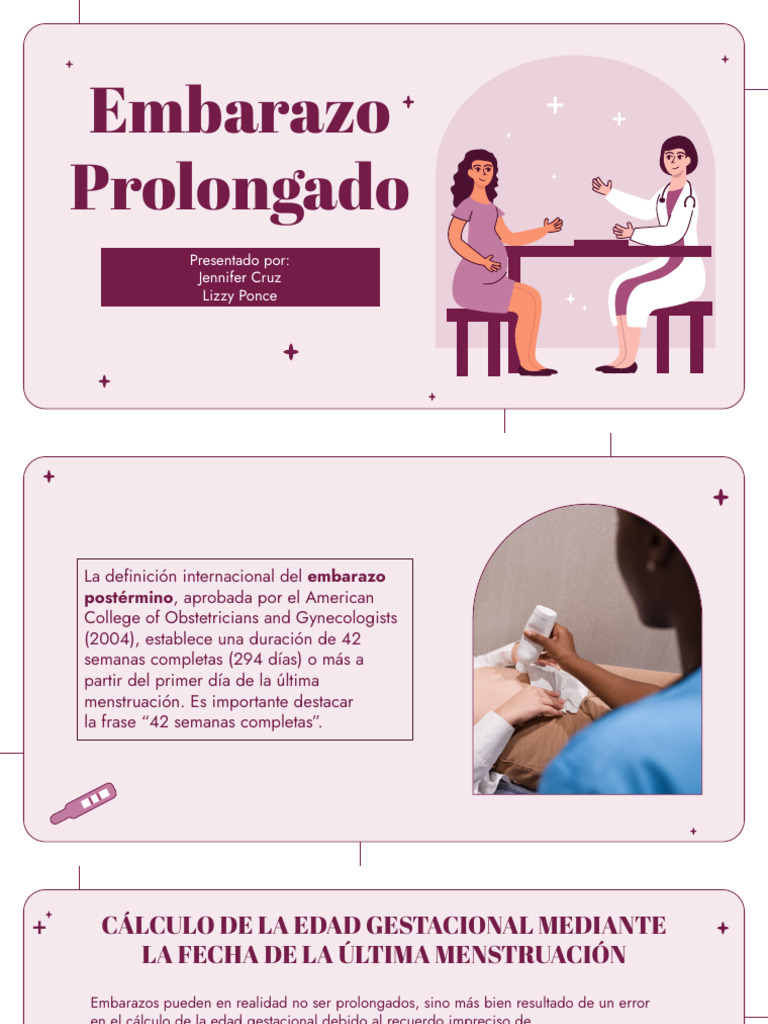 Embarazo Prolongado | PDF | Parto | El embarazo