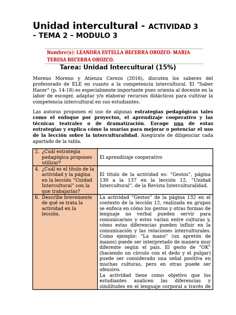Unidad_intercultural_-_ACTIVIDAD_3_–_TEMA_2_–_MODULO_3[1] | PDF ...