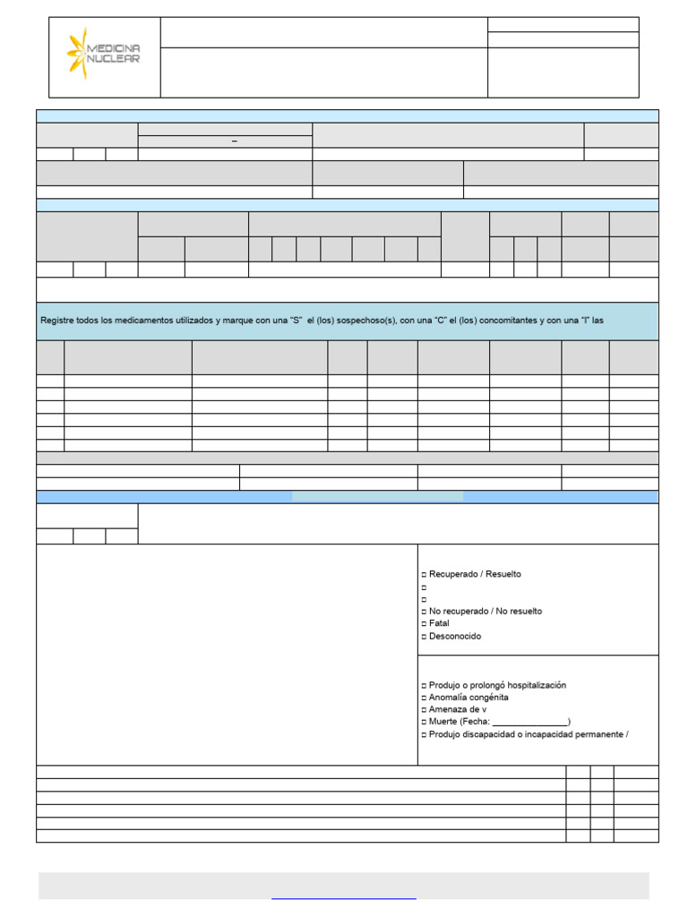 For-Rgm-019 Foream Farmacovigilancia | PDF | Medicamentos con receta ...