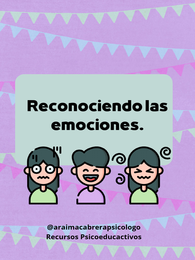 Actividad para Reconocer Emociones en Niños | PDF