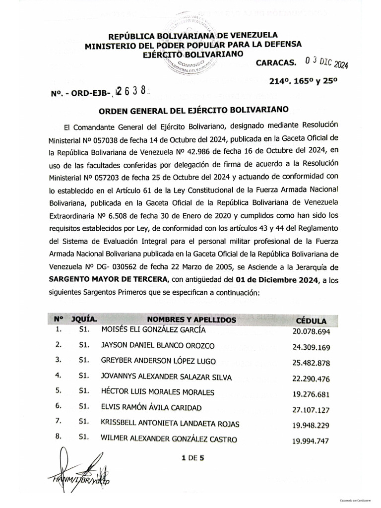 A Sargento Mayor de Tercera DIC24 | PDF