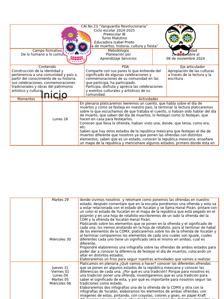 Proyecto Dia de Muertos | PDF